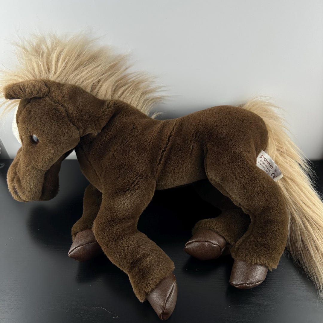 Folkmanis Brown Horse Hand Puppet Large 18" Full Body Realistic ...