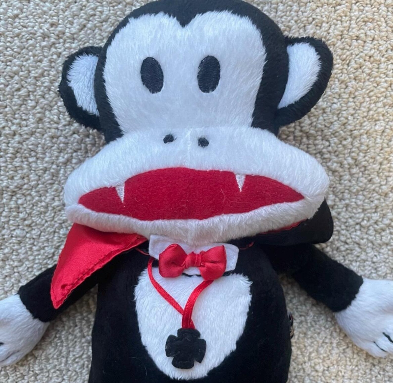 Vintage Y2K Paul Frank Fiesta Plush Monkey Doll Julius Vampire 12 ...