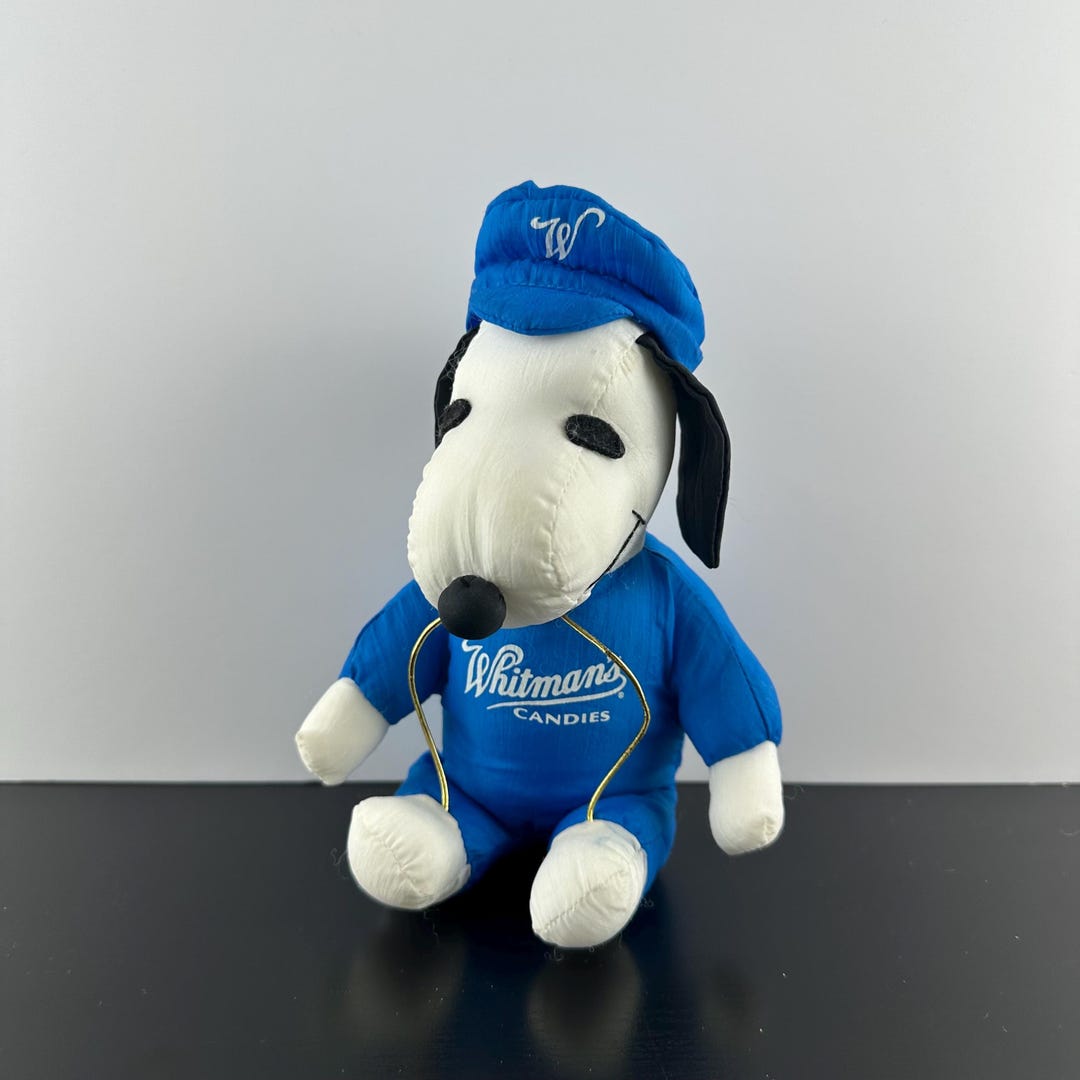 Vintage Peanuts Snoopy Whitman's Candies Plush Stuffed Toy 7” - Etsy