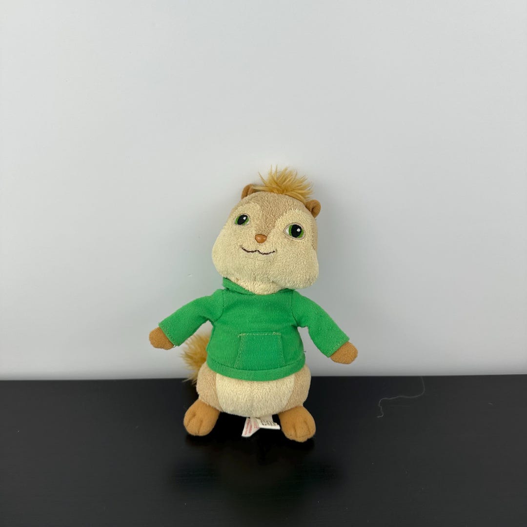 Vintage TY Beanie Babies Alvin and the Chipmunks Theodore Beanie Baby ...