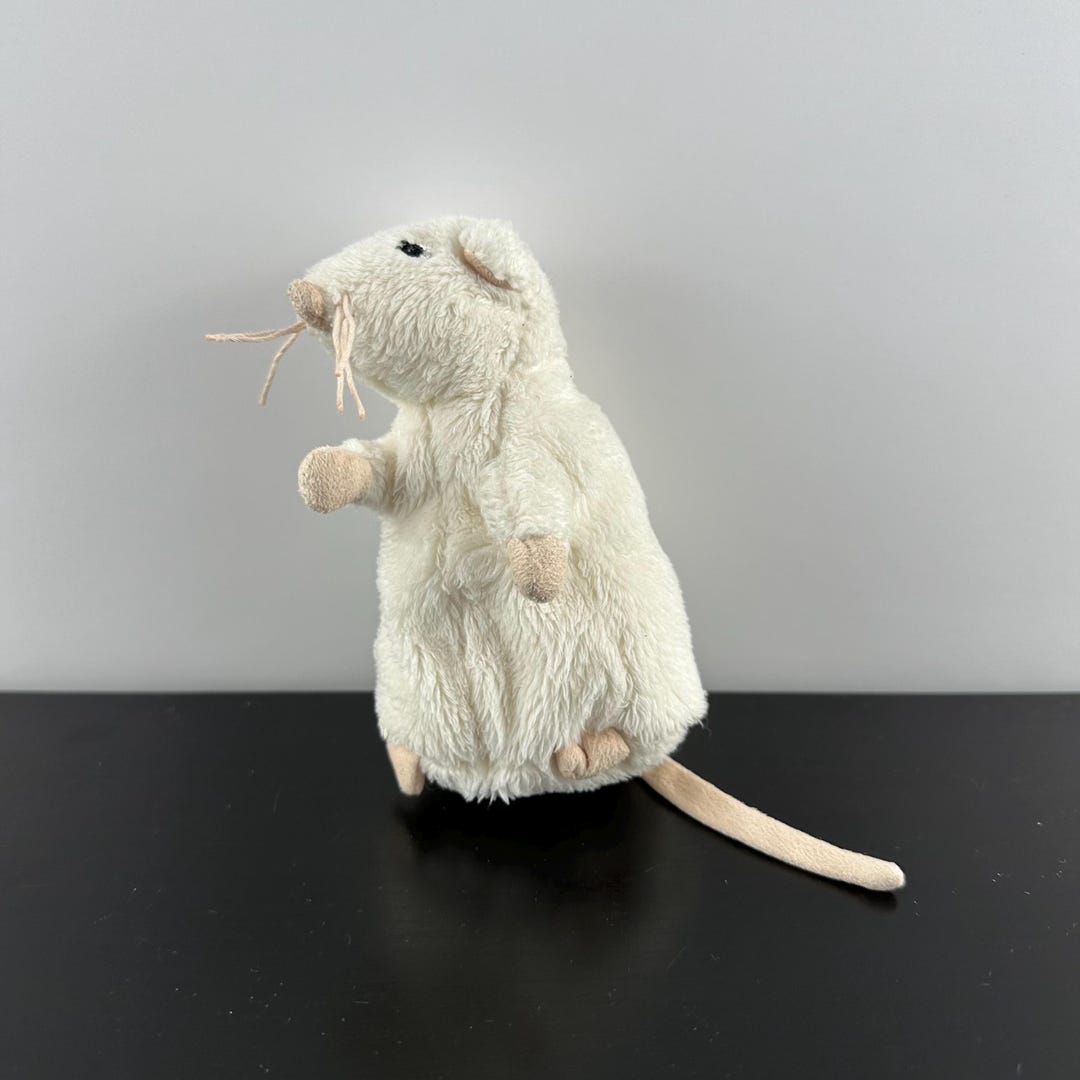 Ikea Gosig White Mouse Rat Plush Stuffed Animal Soft Toy Mice Small 5 ...