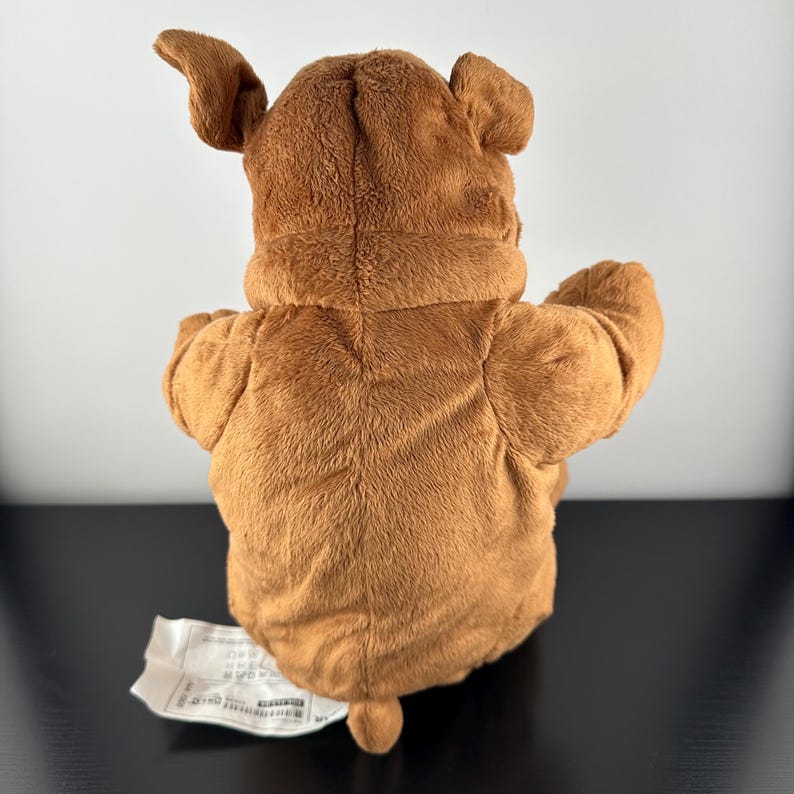 IKEA Klappar English Bulldog Plush Stuffed Animal Brown White Puppy Dog ...
