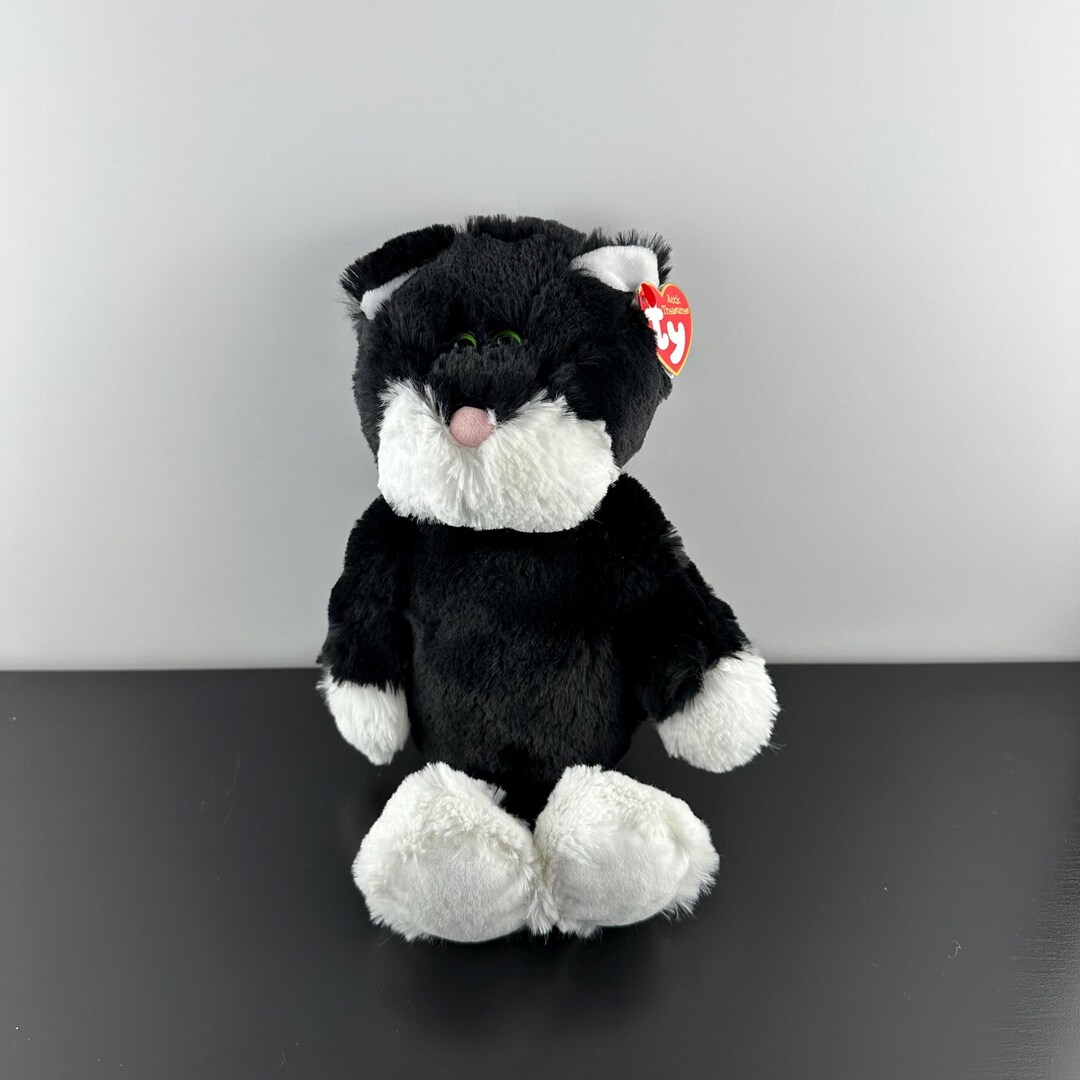 TY Vintage Bessie the Black and White Cat - Attic Treasures Cuddlys ...