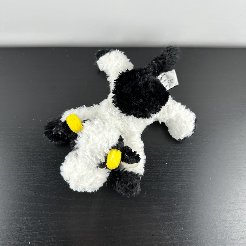 Vintage Russ Berrie Flopples Charlie Cow Mini Beanbag 5" Plush Beanie ...