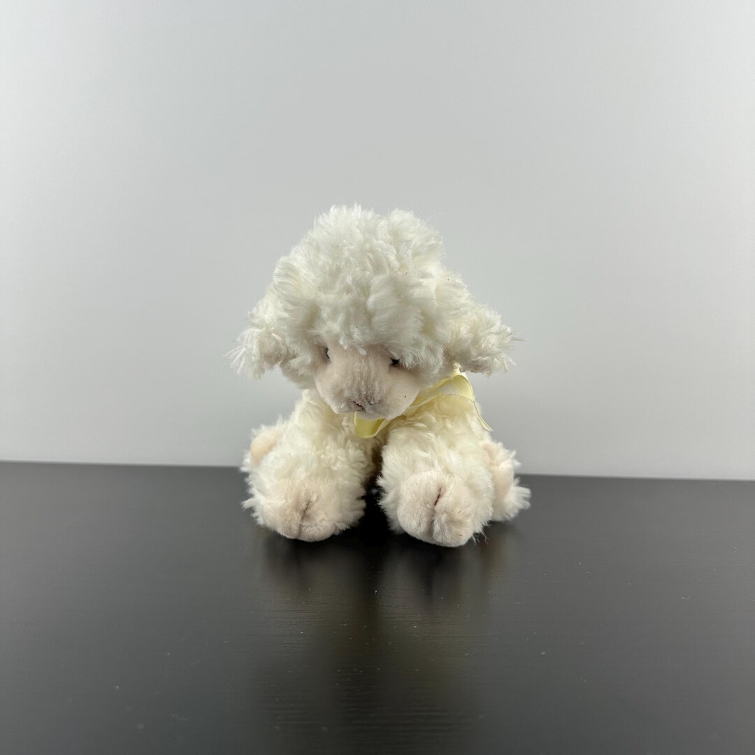 Russ Berrie Woolo Sheep Plush Lamb 6.5” Cream Stuffed Animal Nursery ...