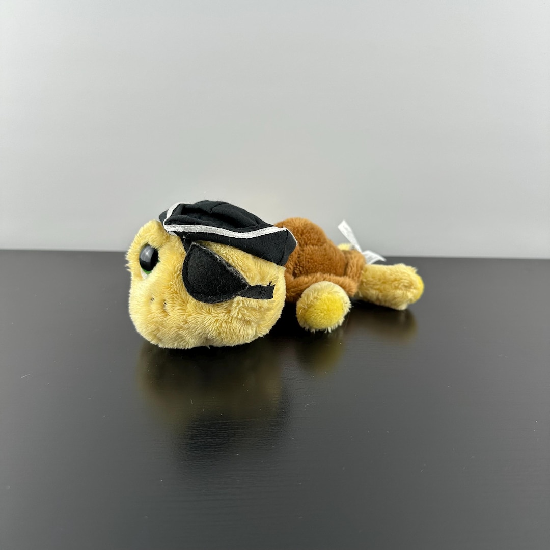 Russ Lil Peepers Shelly Pirate Hat Turtle Plush Stuffed Animal 6” Small ...