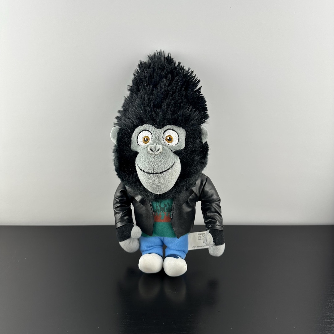 Johnny Gorilla Sing 2 Plush Stuffed Animal Toy 11" RARE - Vintage ...