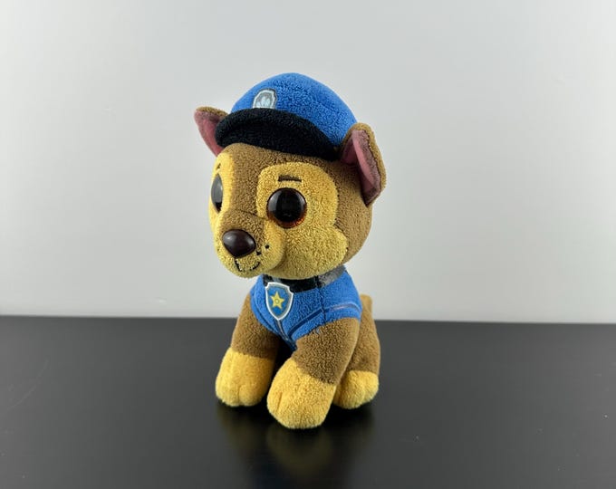 TY Beanie Boos 6” Paw Patrol CHASE Plush Stuffed Animal Vintage - Etsy