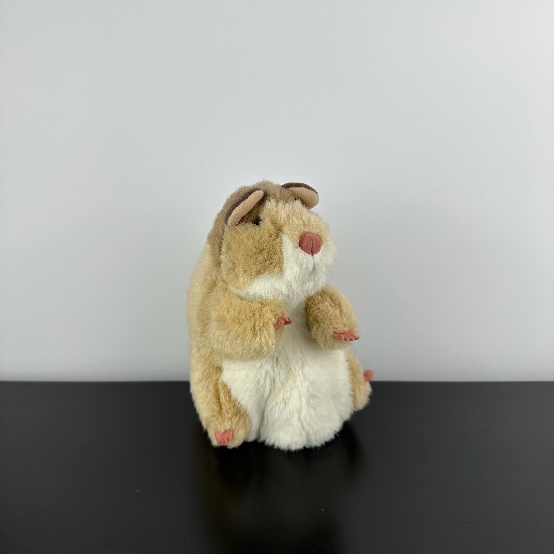 Folkmanis Puppets Hamster Hand Puppet 6” Realistic Brown Tan White ...