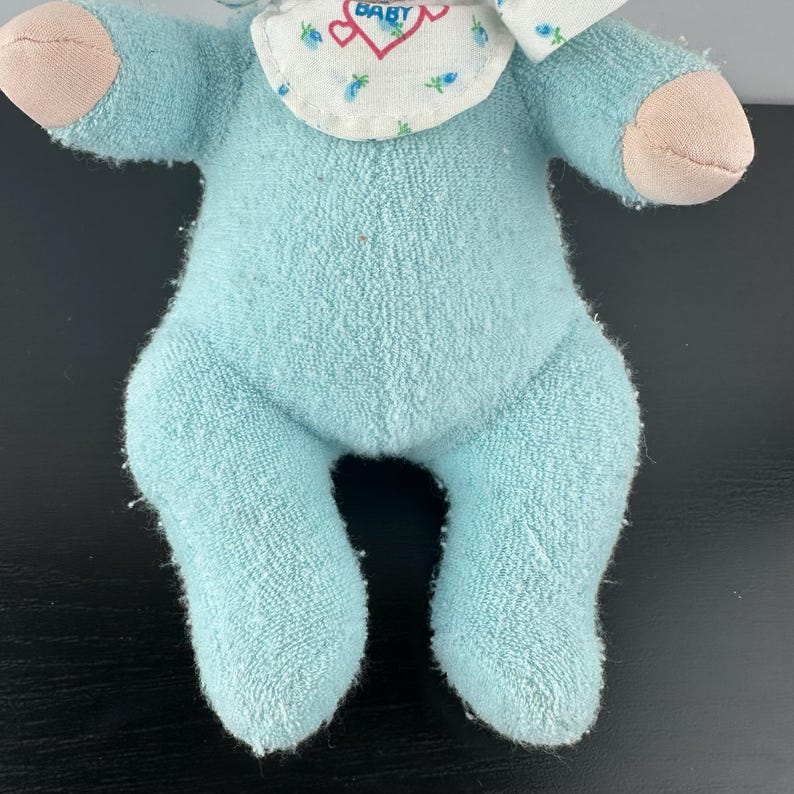 Amtoy Rare 1980 Vintage Blue Terrycloth Baby Soft Touch First Doll 11 ...