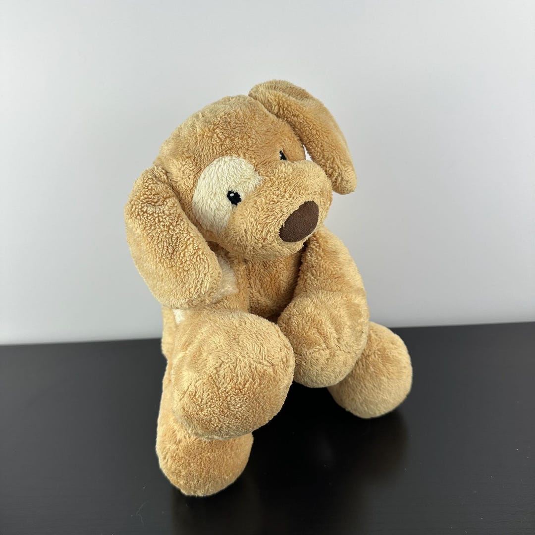 Baby Gund Spunky Puppy Dog 12” Beige Tan White Plush Stuffed Animal ...