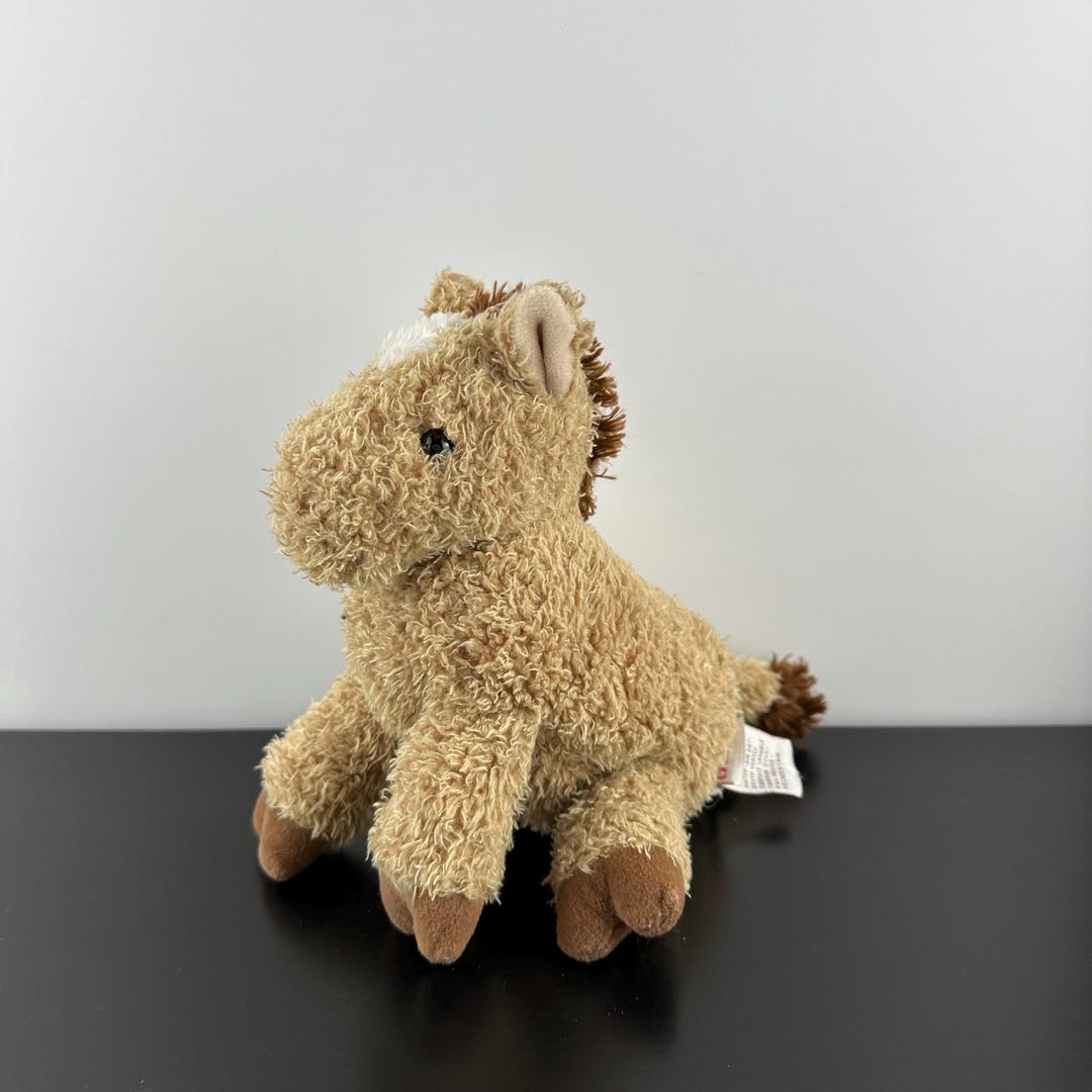 Vintage Gund Clyde 30015 Brown Horse Pony Plush Stuffed Animal Fuzzy ...