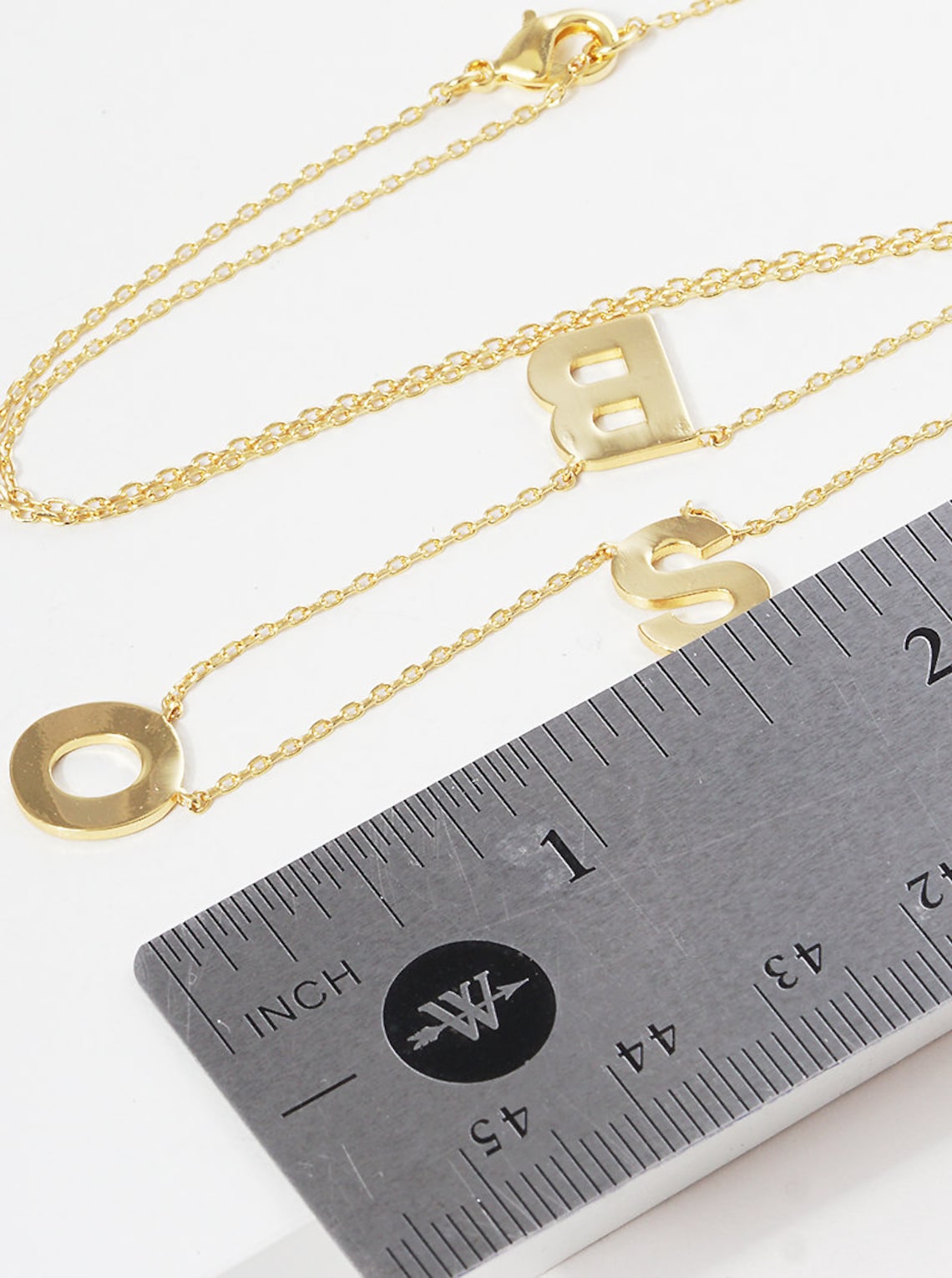 Boss Letter Chain Necklace Gold Boss Letter Pendant Necklace - Etsy