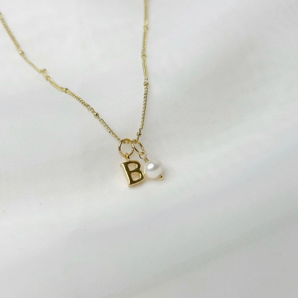 Dainty Custom Letter Necklace - Etsy