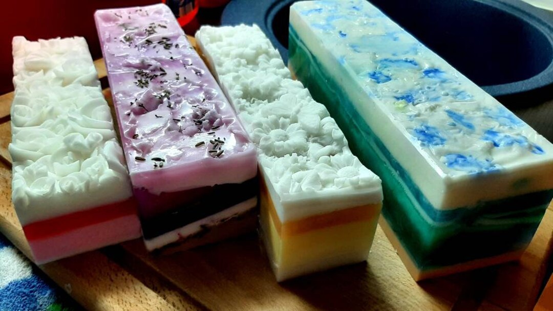 Soaps Hand-poured, in Different Designs, Great Colors and Scents, Vegan ...