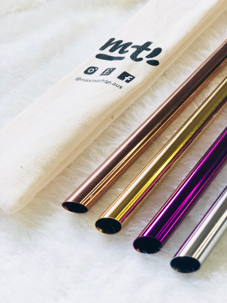 Metal Bubble Tea Straw Kit Single - Etsy