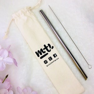 Metal Bubble Tea Straw Kit Single - Etsy