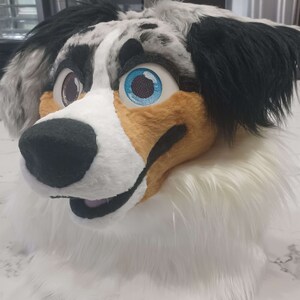 Australian Shepherd Fursuit Head - Etsy