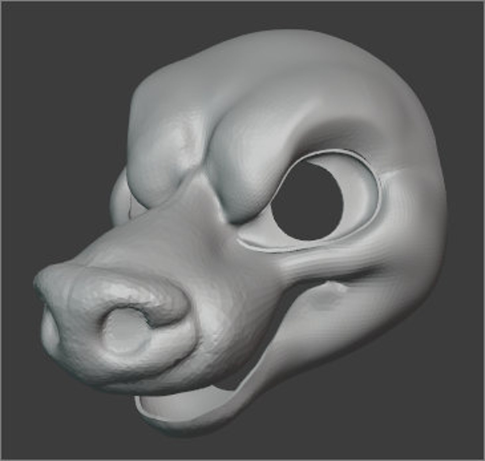 2-pack Angry Hyena Fursuit Base STL - Etsy