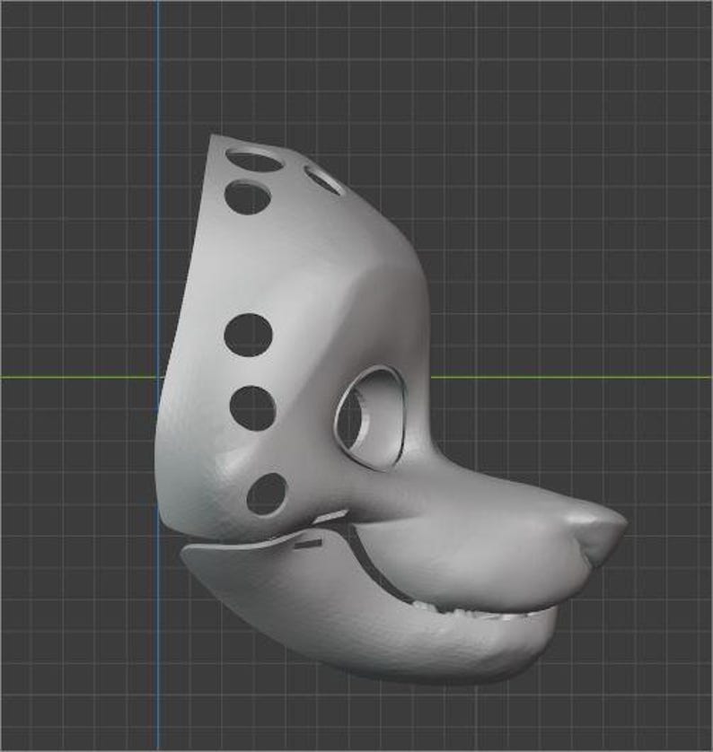 Simple Canine Fursuit Base Pack STL - Etsy