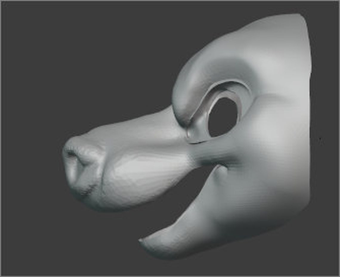 2-pack Angry Hyena Fursuit Base STL - Etsy