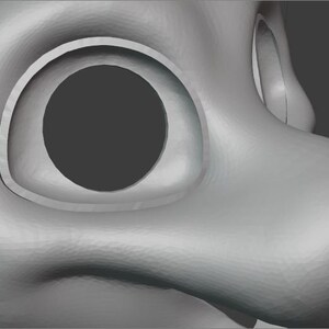 Gecko Fursuit Base STL - Etsy