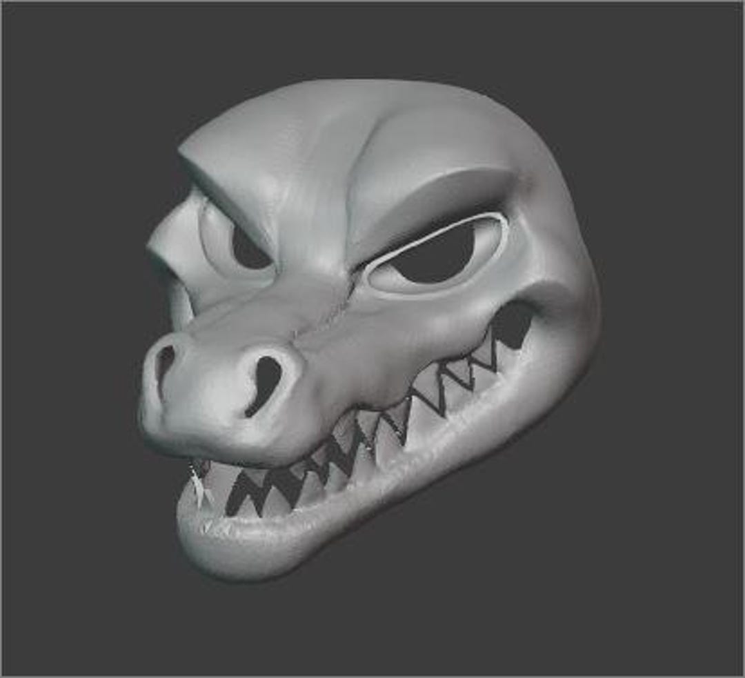 Alligator Fursuit Base STL - Etsy
