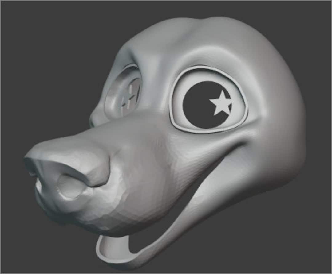 Toony Canine Base STL - Etsy