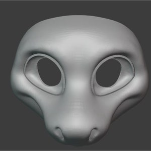 Gecko Fursuit Base STL - Etsy