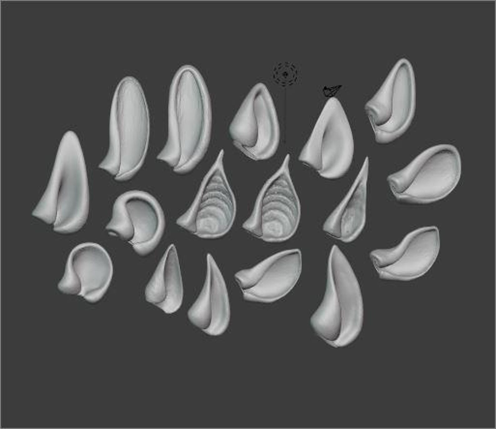 Fursuit Ears STL Pack / Set of 17 - Etsy