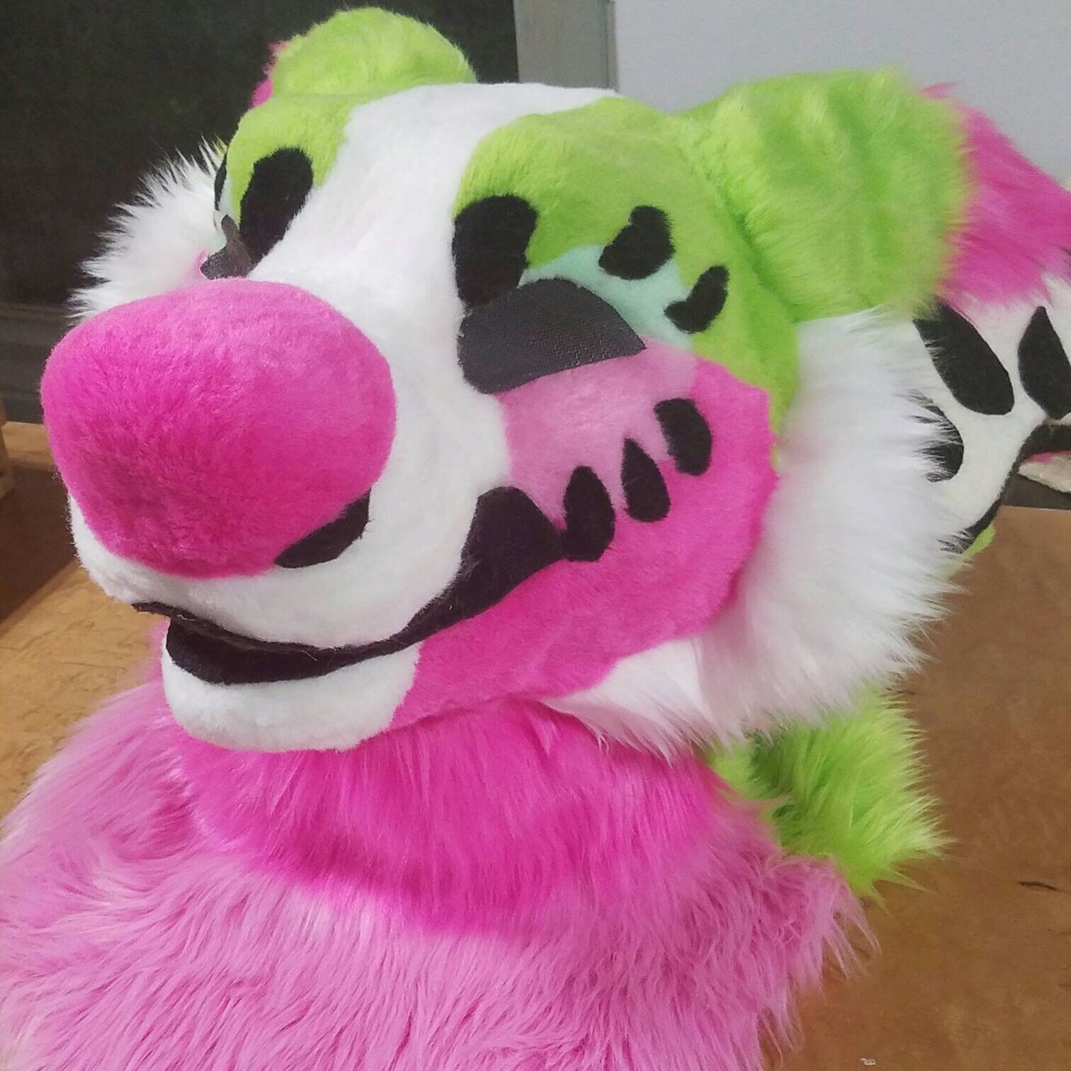 Dragonfruit Manokit Fursuit Head - Etsy Australia