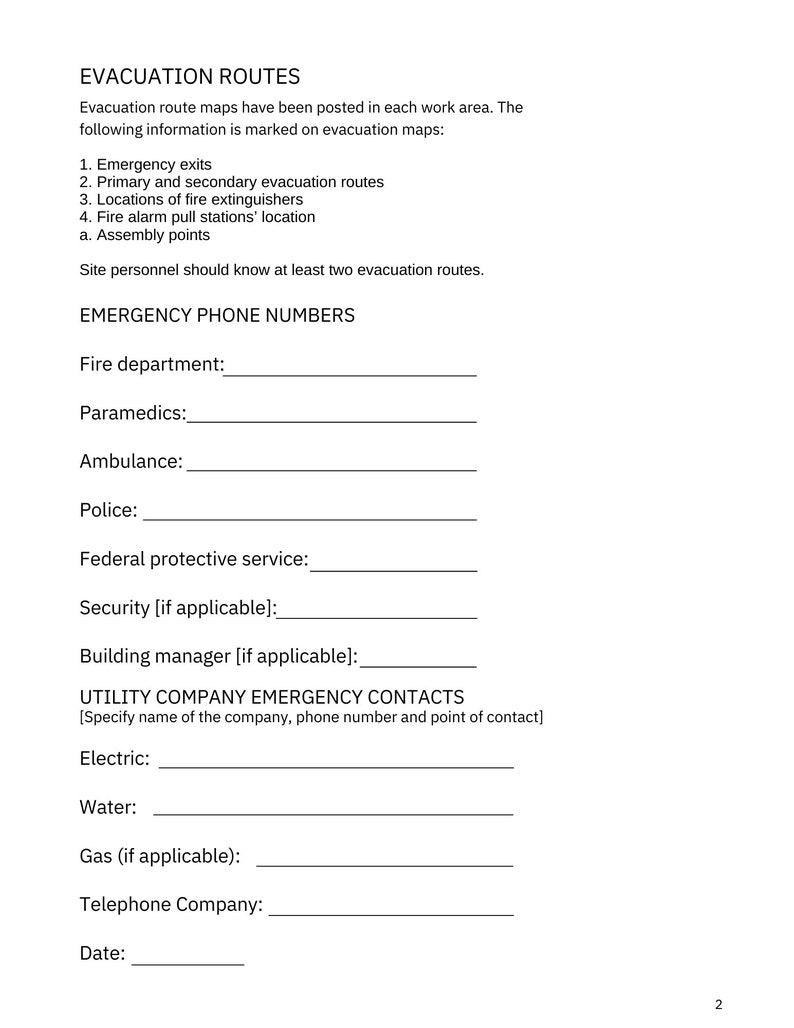DIY EMERGENCY PLANS, Emergency Binder, Pdf , Canva Template ...