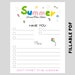 DIY Summer Planner, Editable Summer Screen Time Rules, Printable, Canva ...