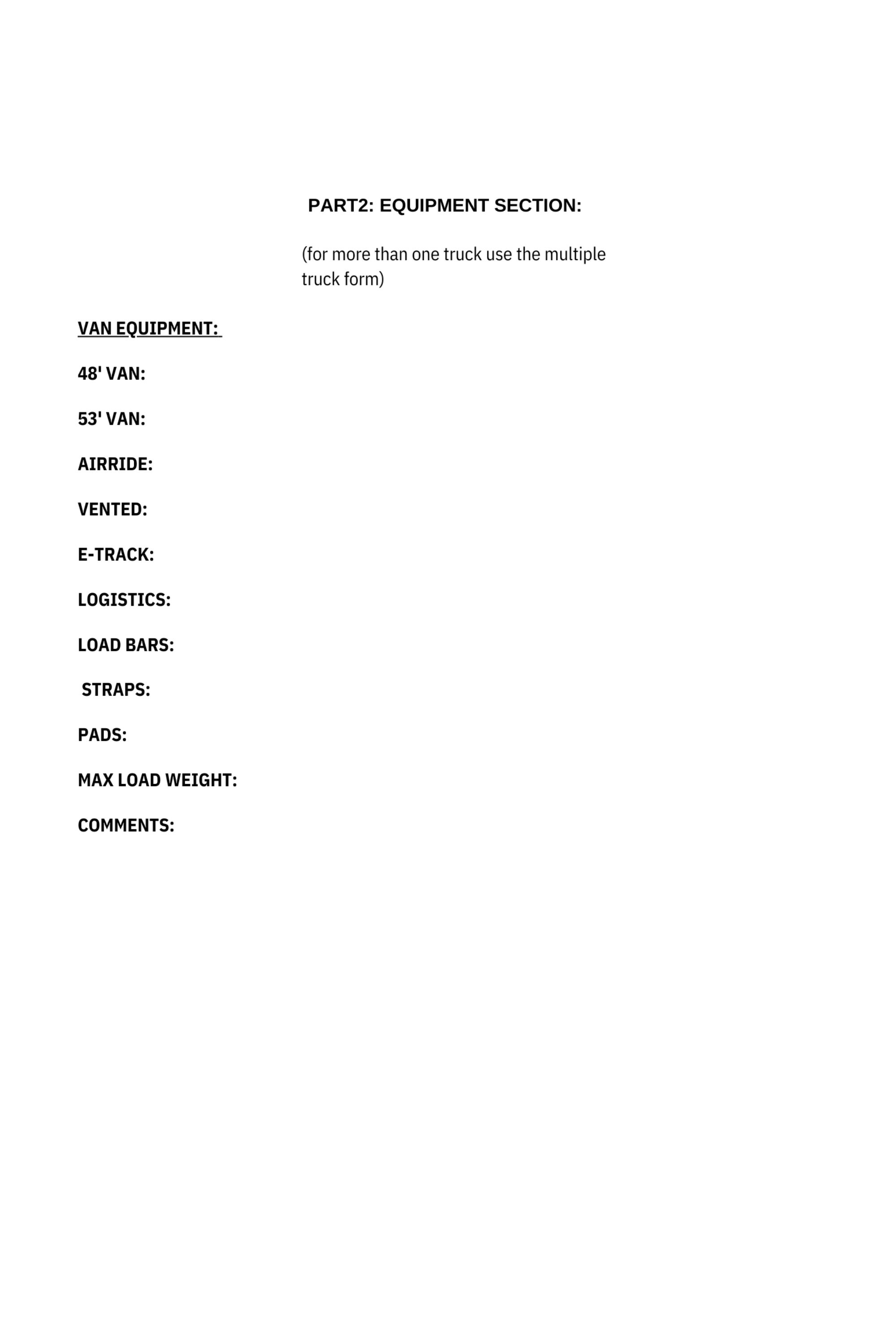 Freight Dispatch Carrier Contract: DIY Canva Template (instant Download ...