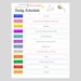 Daily Daycare Schedule, Canva Template, Fully Customizable, Edıtable ...