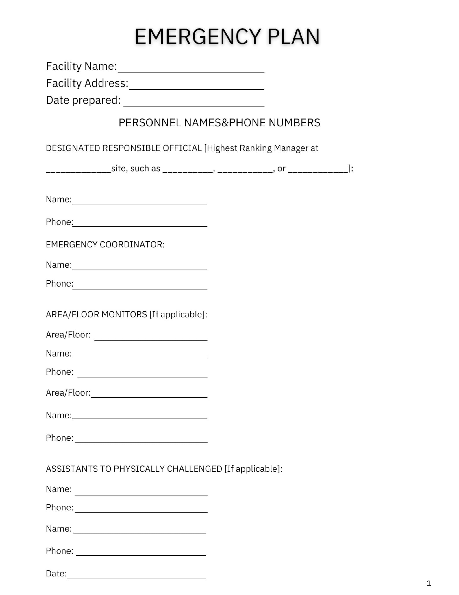 DIY EMERGENCY PLANS, Emergency Binder, Pdf , Canva Template ...