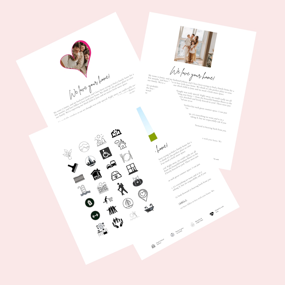 Home Offer Letter Template, Editable Letter to Seller, Printable Home ...