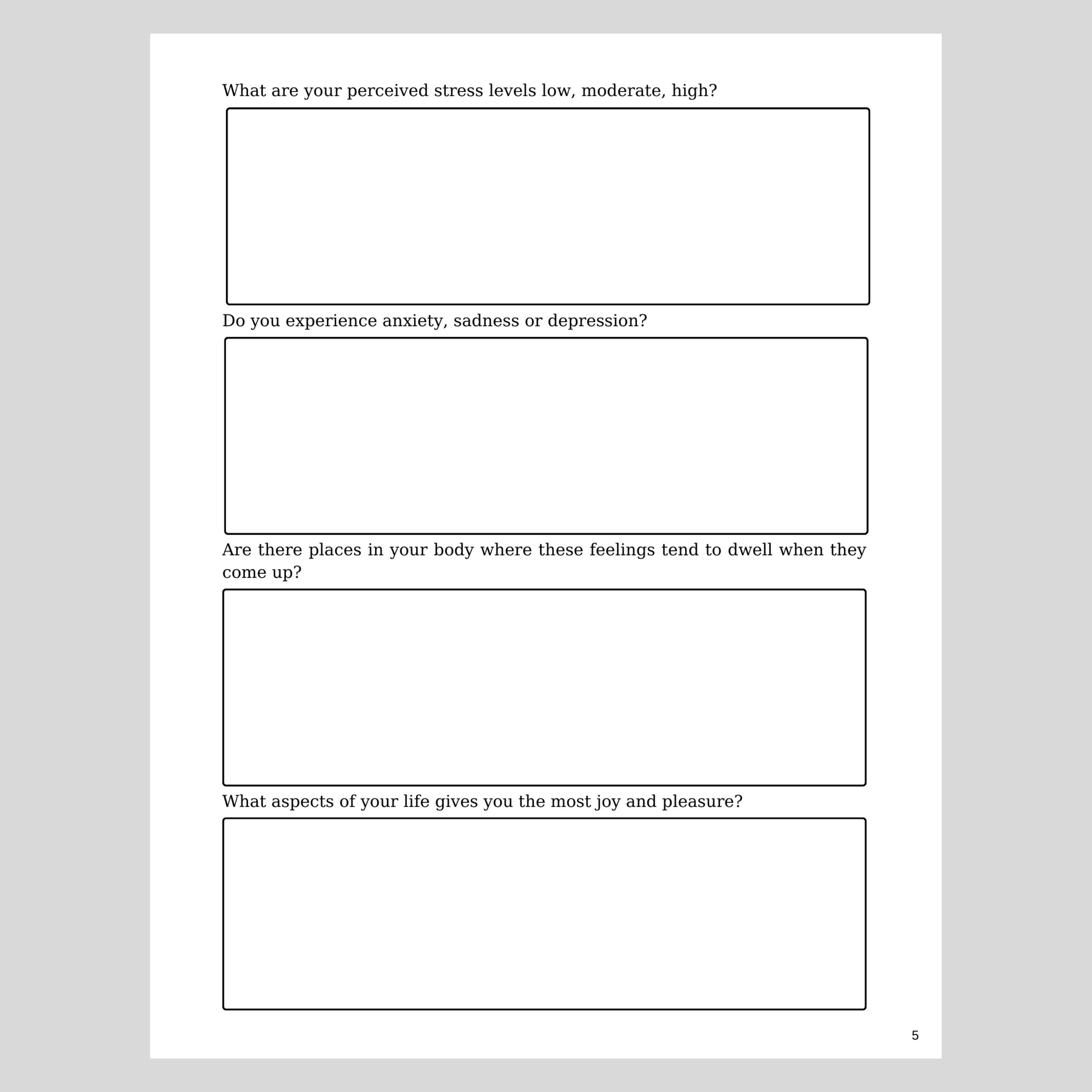 Yoga Consultation Form Canva Template: Instructor Intake Sheet ...