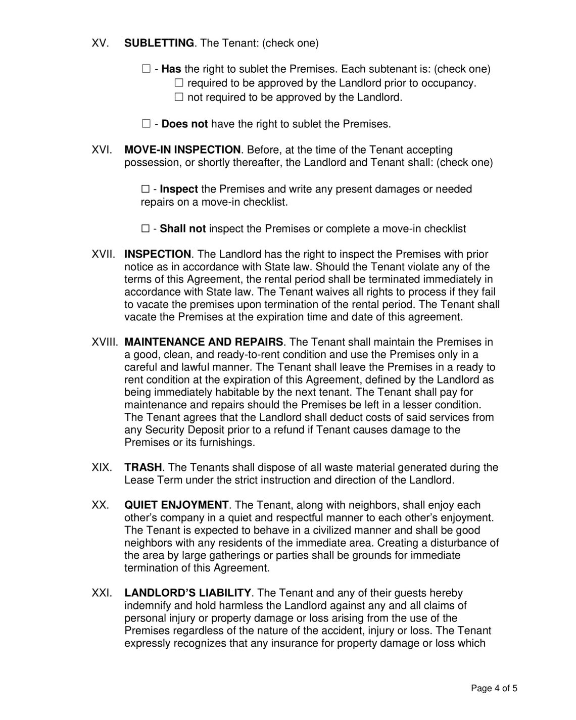 Short Term Rental Agreement Template: Editable Vacation Contract ...