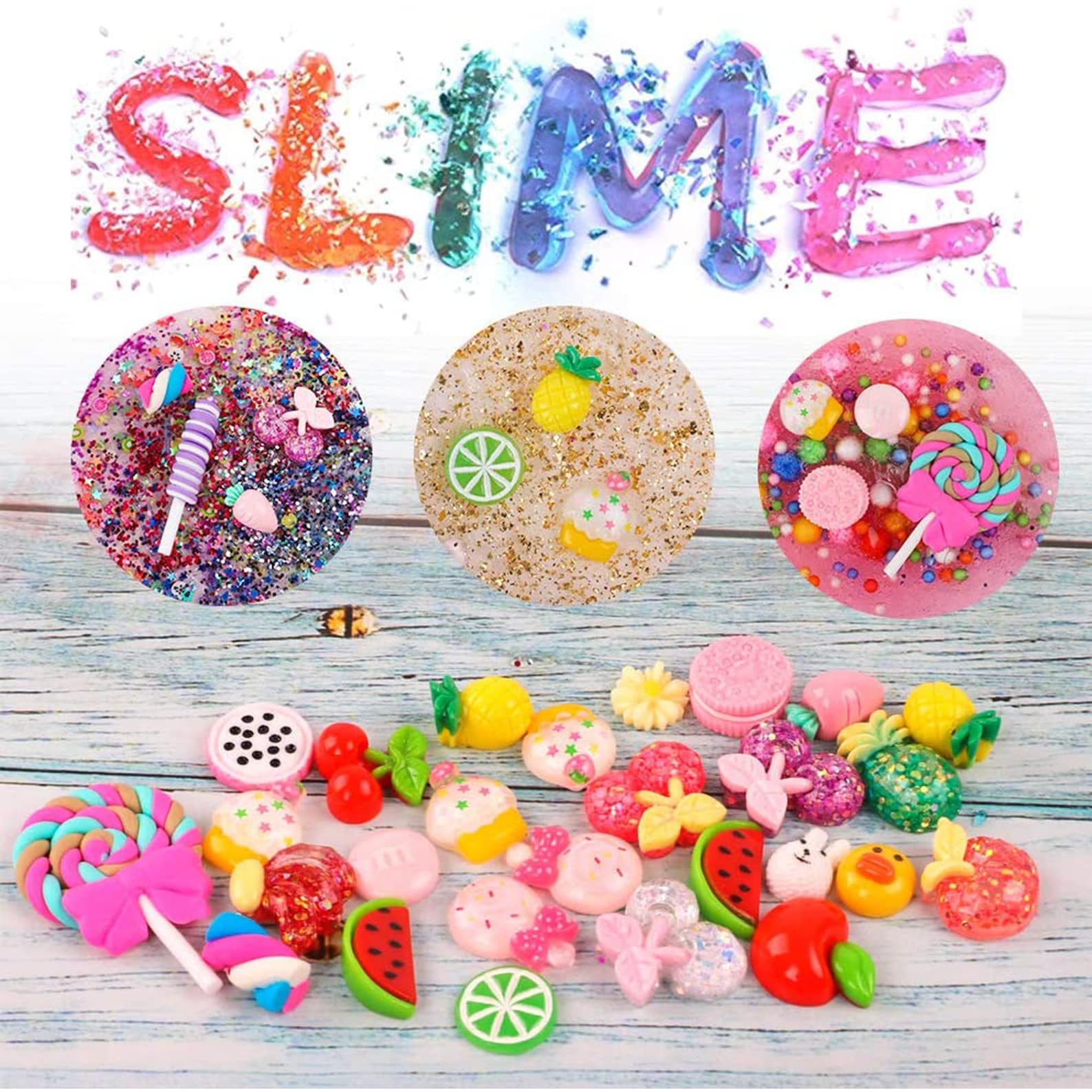 110pcs Slime Supplies Slime Add Ins Slime Making Kit Glitter Etsy