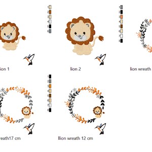 Safari Embroidery Design/animal Embroidery/machine Embroidery Design ...