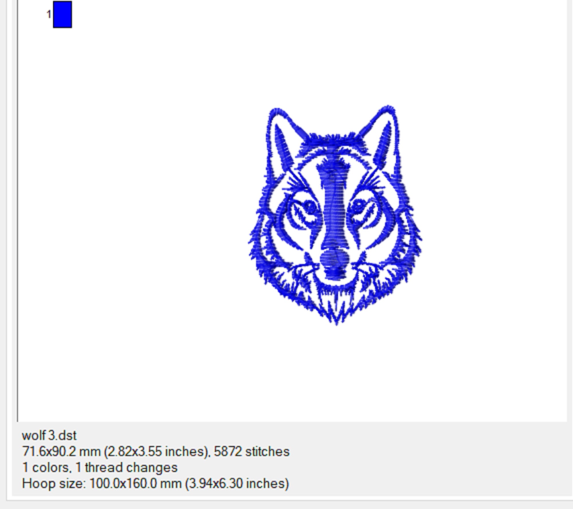 Wolf Embroidery/ Wolf Head Embroidery Design/ Wolf Machine Embroidery ...