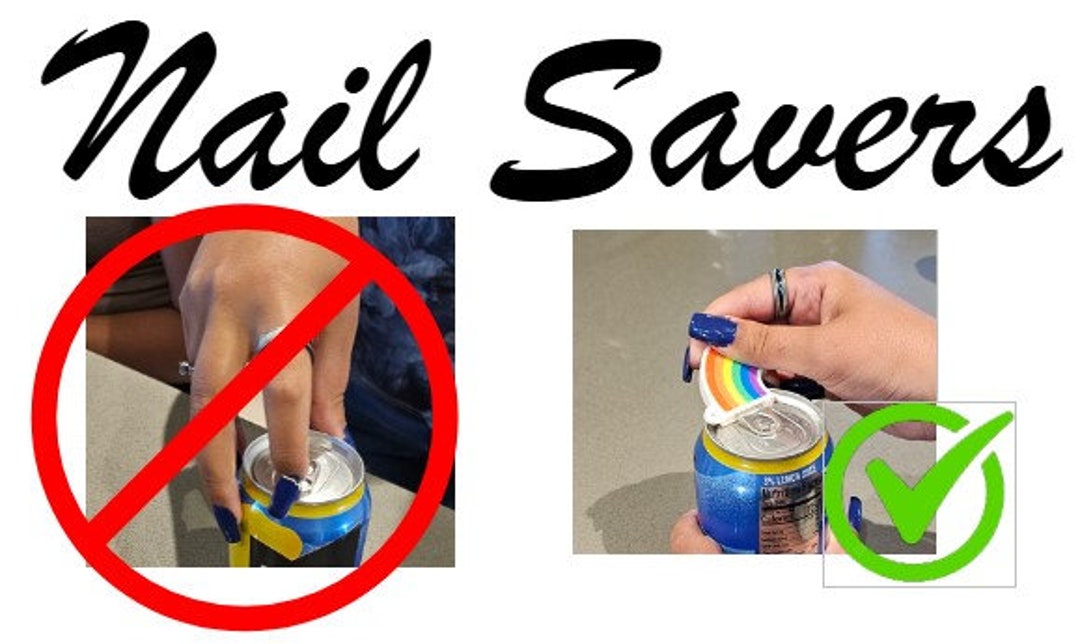 Nail Saver Key Chain-prevent Broken and Chipped Nails When Opening Pop ...