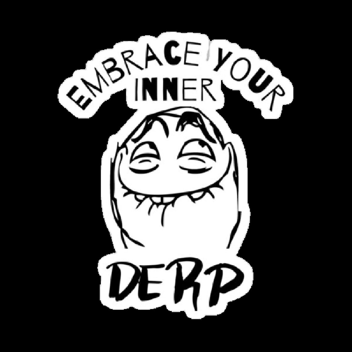 DERP Sticker | Etsy