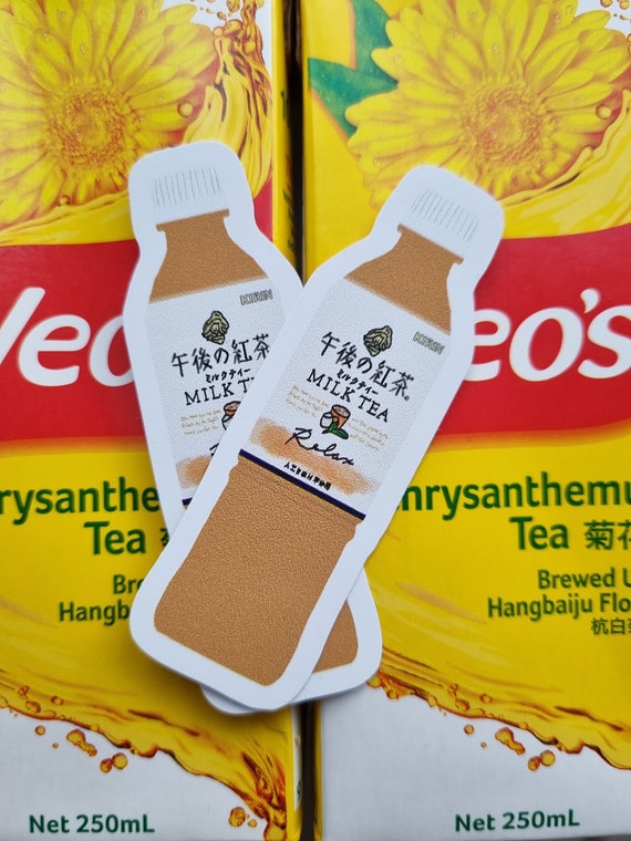 Milk Tea Die Cut Sticker - Etsy
