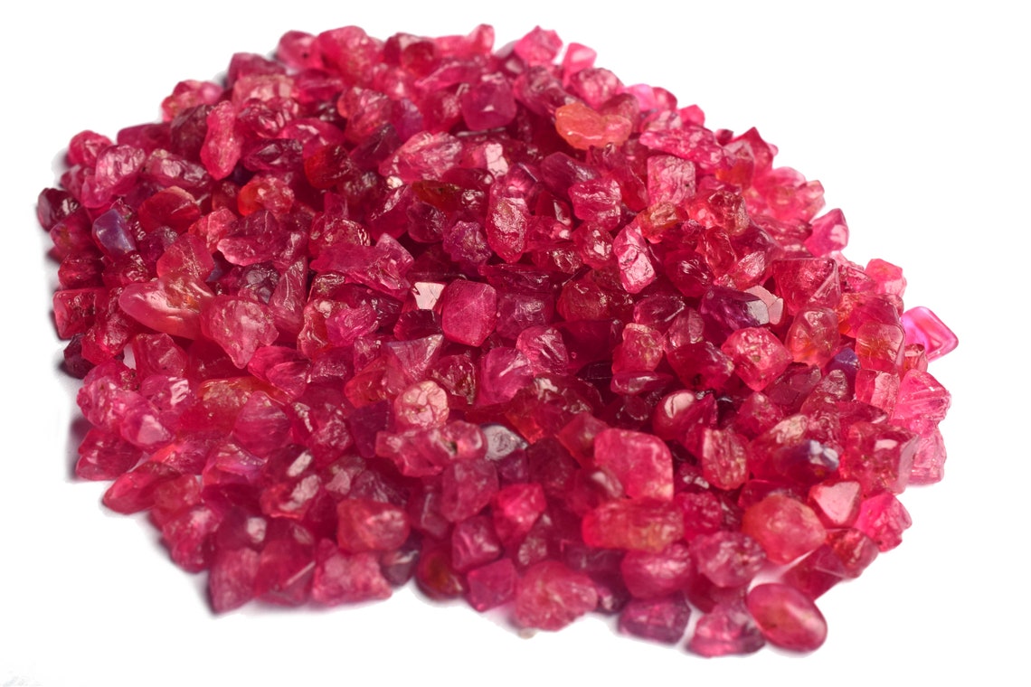 Natural Raw Red Spinel, Wholesale Raw Gemstone, Uncut Shape for ...