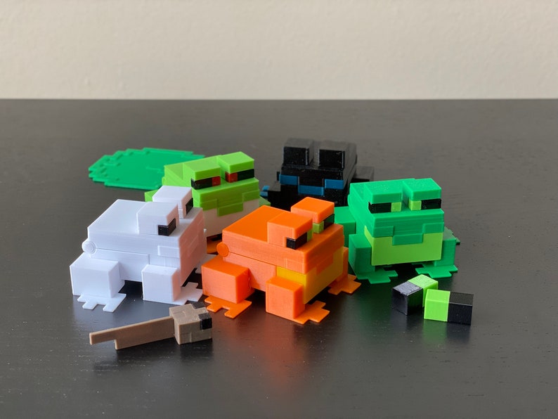 Frog 3D Printed Unofficial Minecraft Figure - Etsy Ireland