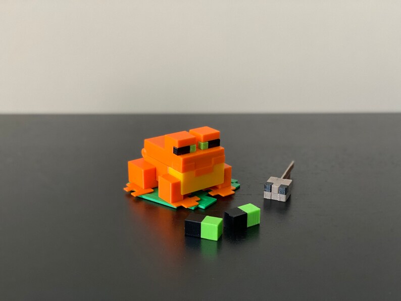 Frog 3D Printed Unofficial Minecraft Figure - Etsy Ireland