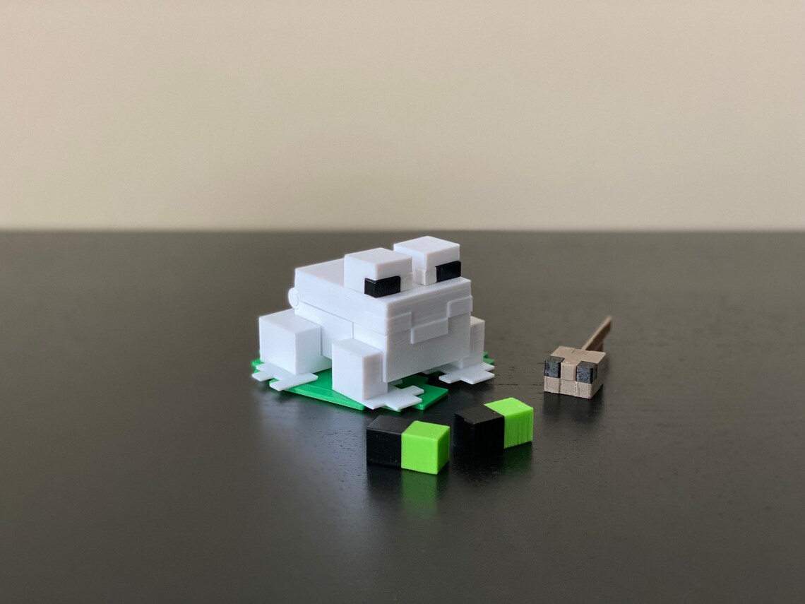 Frog 3D Printed Unofficial Minecraft Figure - Etsy Ireland