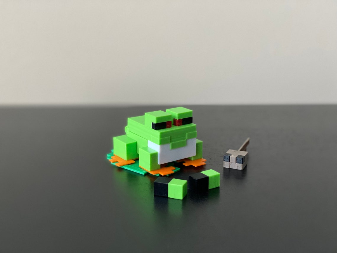Frog 3D Printed Unofficial Minecraft Figure - Etsy Ireland